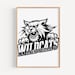 Wildcats School Sport Team Logo SVG, PNG, PDF, Ai, Dxf File Baseball ...