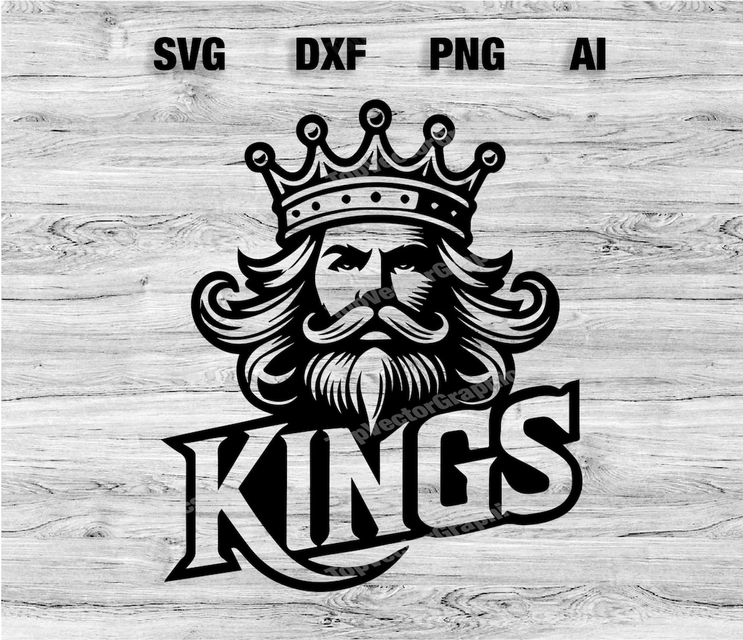 Kings Sports Team Logo SVG, PNG, Dxf, Ai File | Baseball, Basketball ...