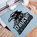 Ravens School Sport Team Logo SVG, PNG, PDF, Ai, Dxf File Baseball ...