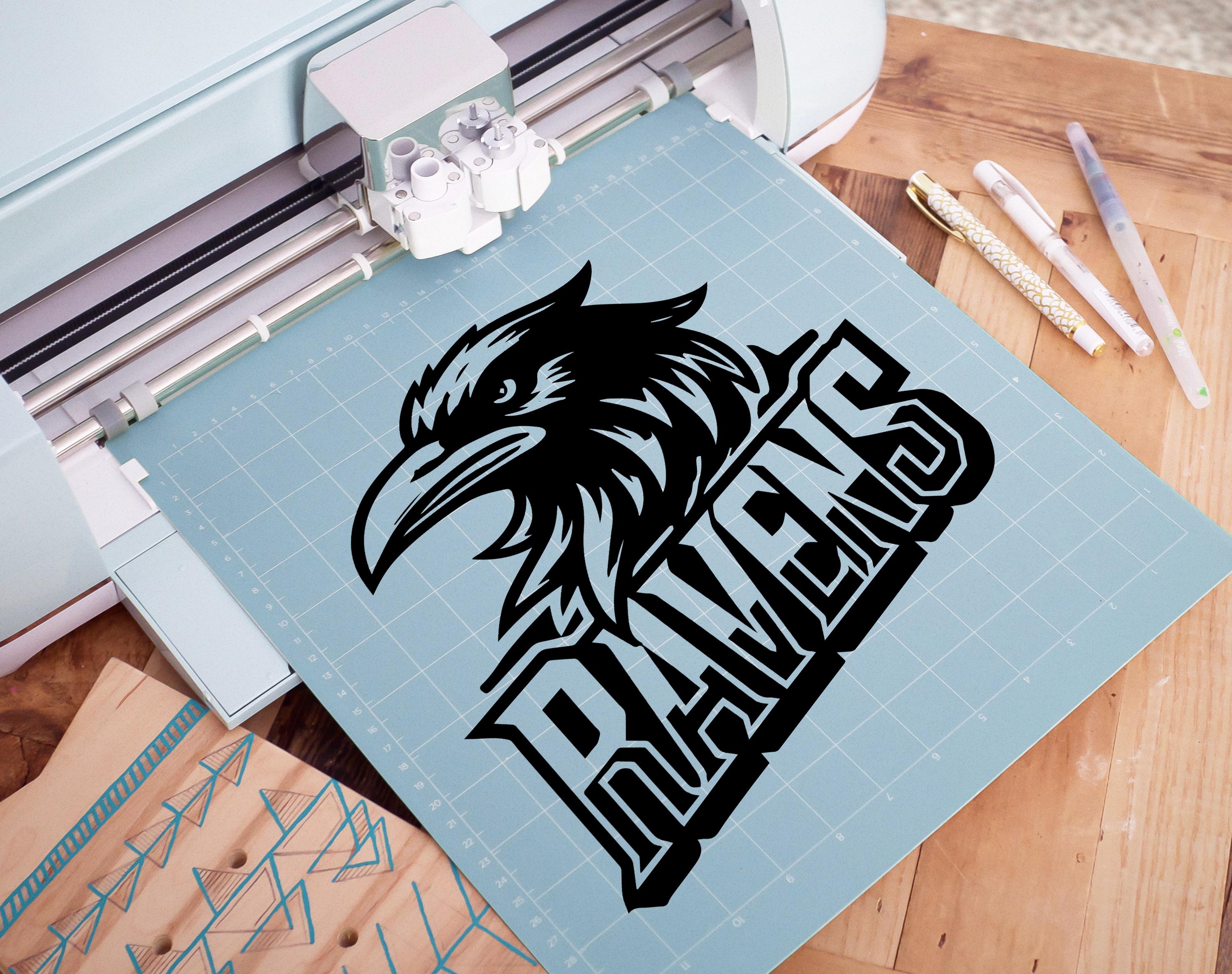 Ravens School Sport Team Logo SVG, PNG, PDF, Ai, Dxf File Baseball ...