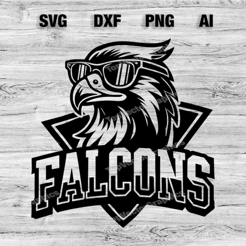 Falcon Soccer Logo - Etsy