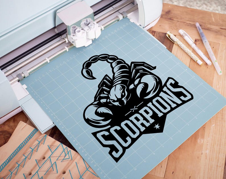 Scorpion’s Sport Team Logo SVG, PNG, Dxf, Ai File | Baseball ...