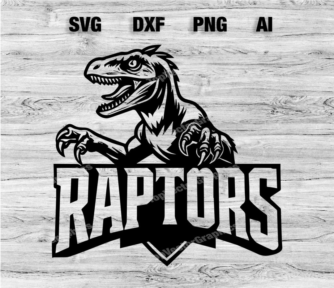 Raptors School Sport Team Logo SVG, PNG, PDF, Ai, Dxf Datei Baseball ...