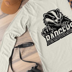 Badgers Sport Team Logo SVG, PNG, Dxf, Ai File | Baseball, Basketball ...