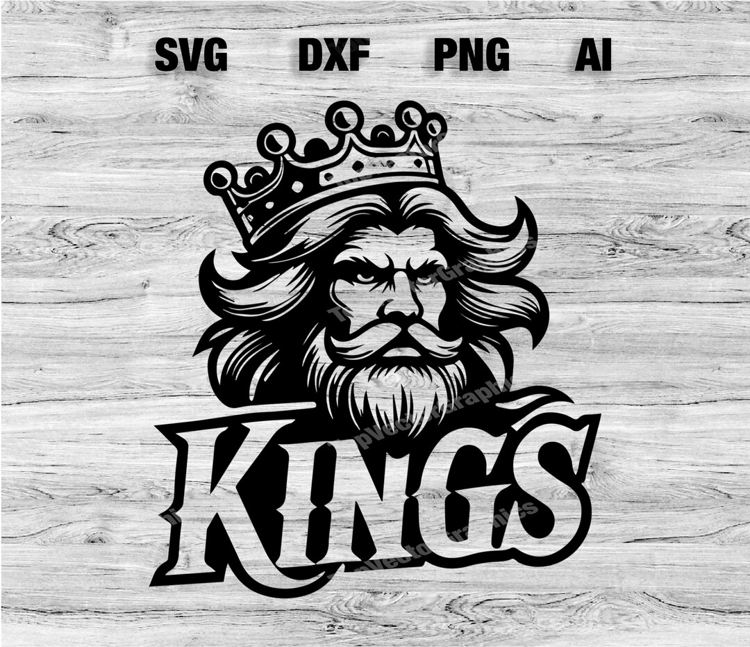 Kings Sports Team Logo SVG, PNG, Dxf, Ai File | Baseball, Basketball ...