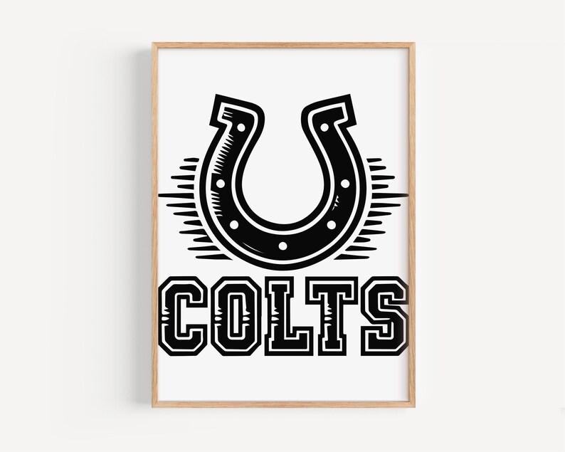 Colts School Sport Team Logo SVG, PNG, PDF, Ai, Dxf File Baseball ...