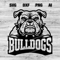 Bulldog Svg - Etsy