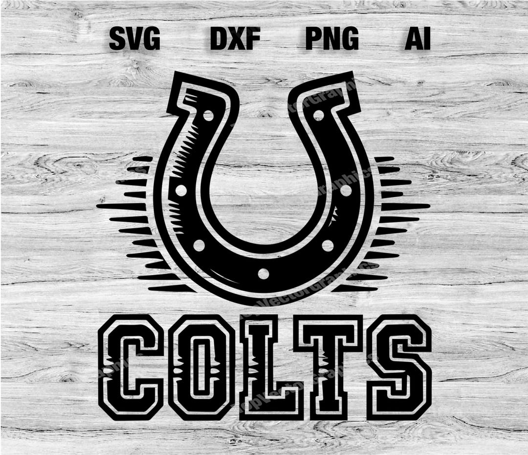 Colts School Sport Team Logo SVG, PNG, PDF, Ai, Dxf File Baseball ...