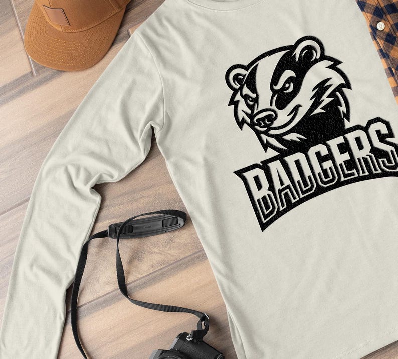 Badgers Sport Team Logo SVG, PNG, Dxf, Ai File | Baseball, Basketball ...