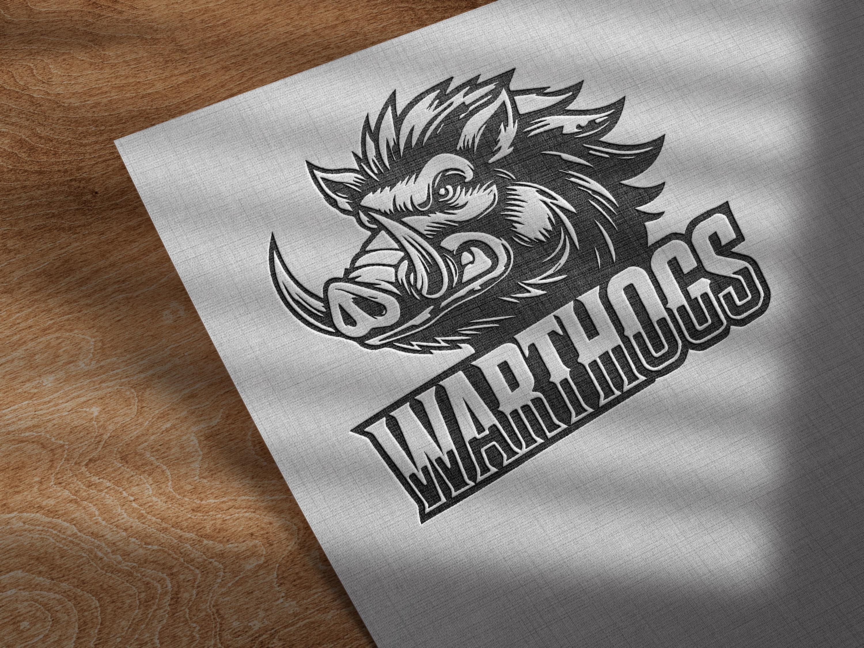 Warthogs Sport Team Logo SVG, PNG, Dxf, Ai File | Baseball, Basketball ...