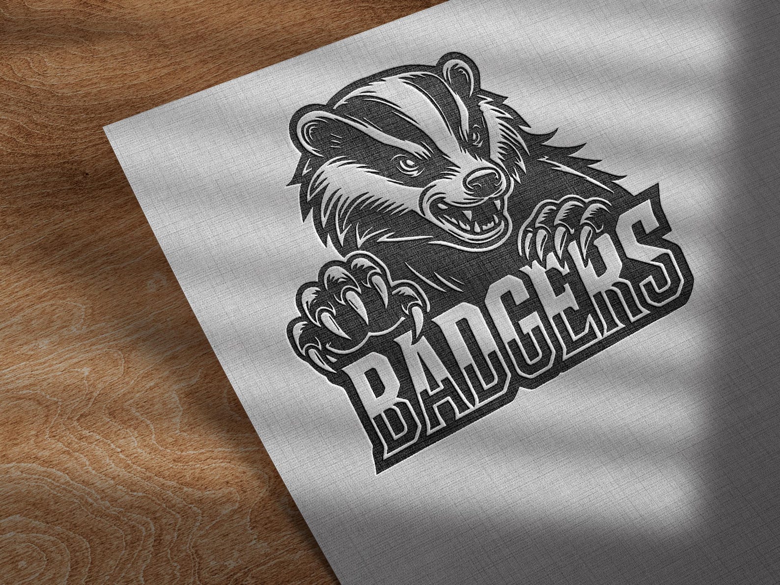 Badgers Sport Team Logo SVG, PNG, Dxf, Ai File Baseball, Basketball ...