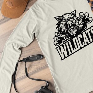 Wildcats School Sport Team Logo SVG, PNG, PDF, Ai, Dxf File Baseball ...