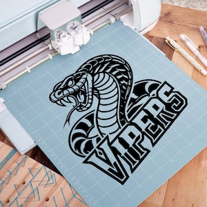 Vipers Sport Team Logo SVG, PNG, Dxf, Ai File | Baseball, Basketball ...