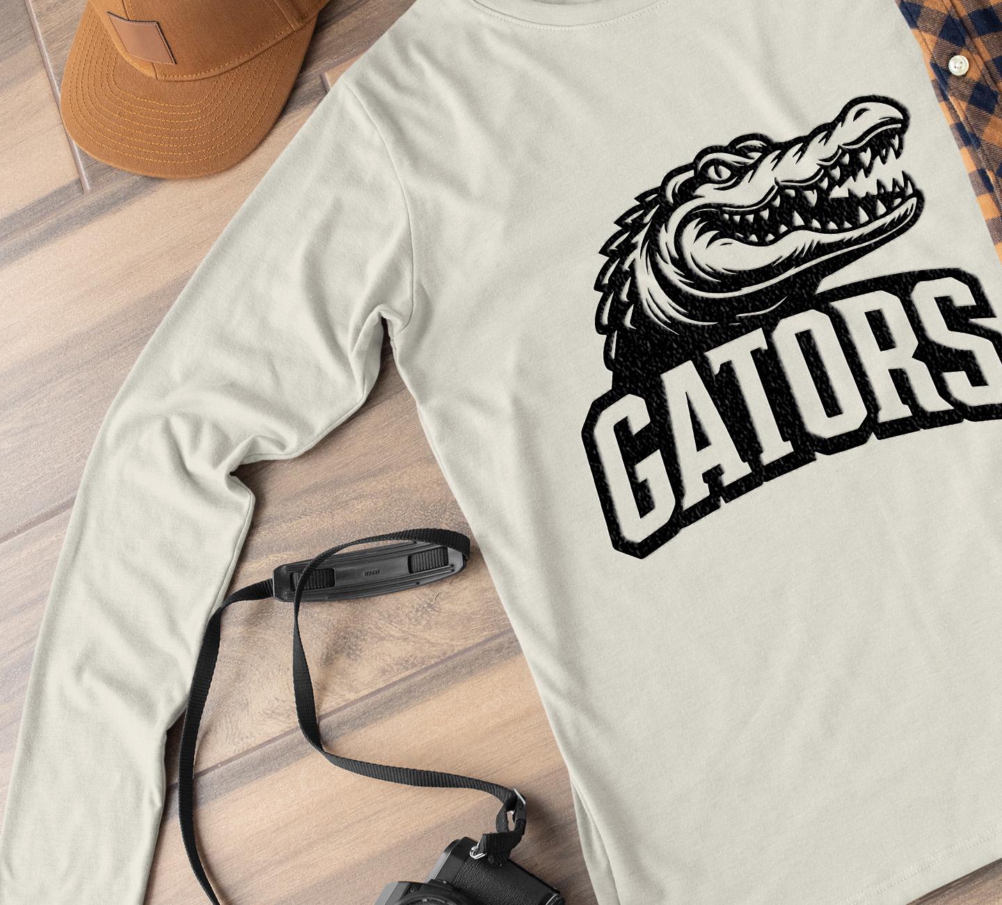Gators Sports Team Logo SVG, PNG, Dxf, Ai File | Baseball, Basketball ...