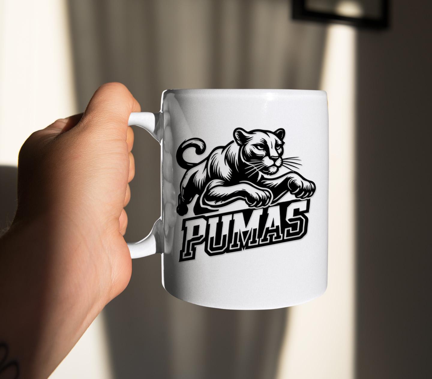 Pumas Sport Team Logo SVG, PNG, Dxf, Ai File | Baseball, Basketball ...