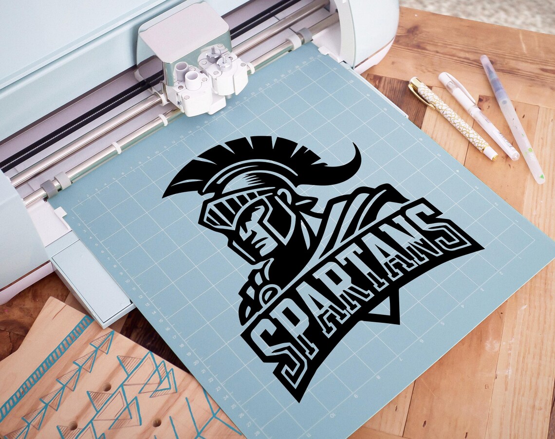 Spartans Sport Team Logo SVG, PNG, Dxf, Ai File | Baseball, Basketball ...