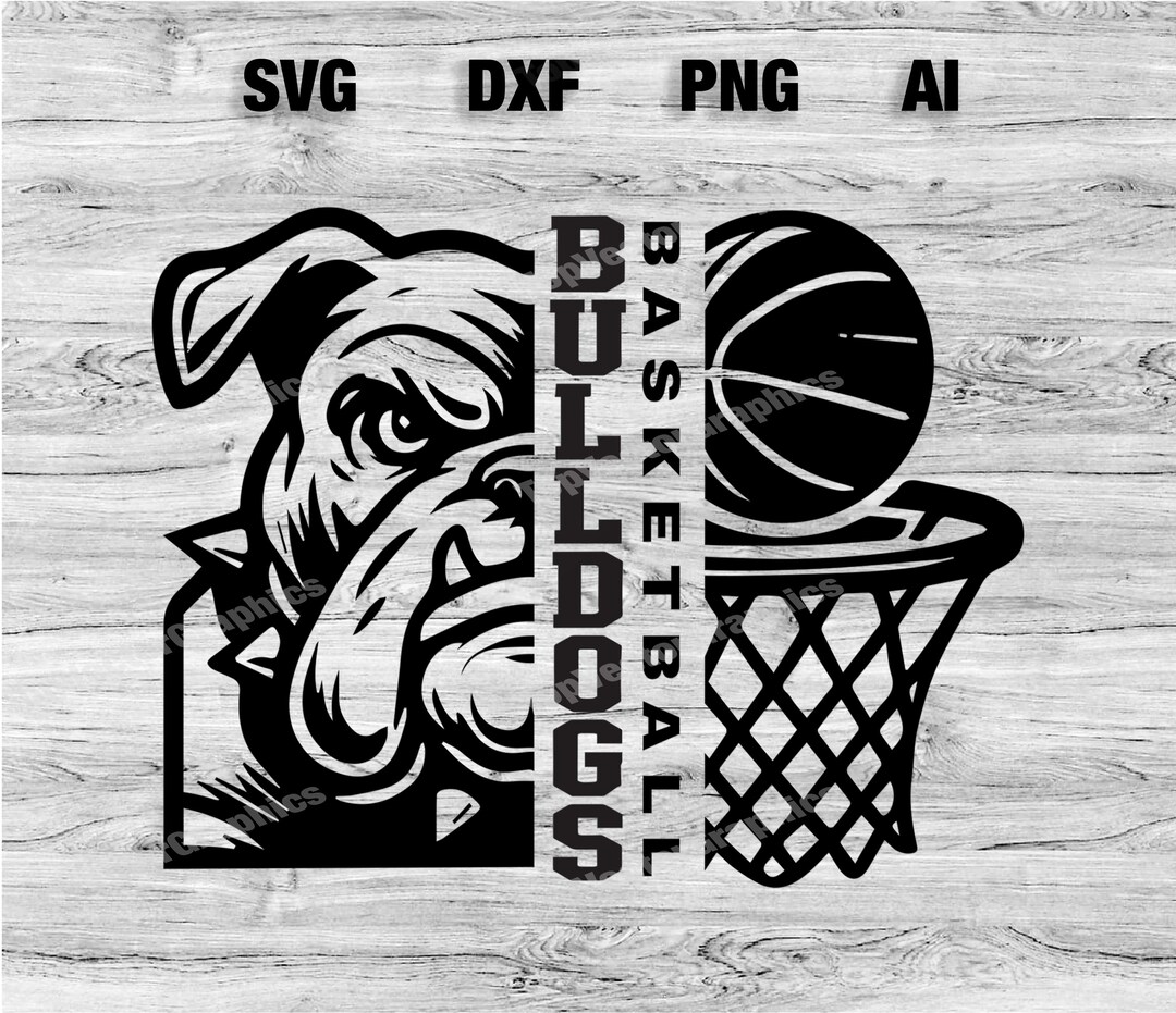 Bulldogs Basketball Sport SVG, PNG, Dxf, Ai File | Bulldogs Basketball ...