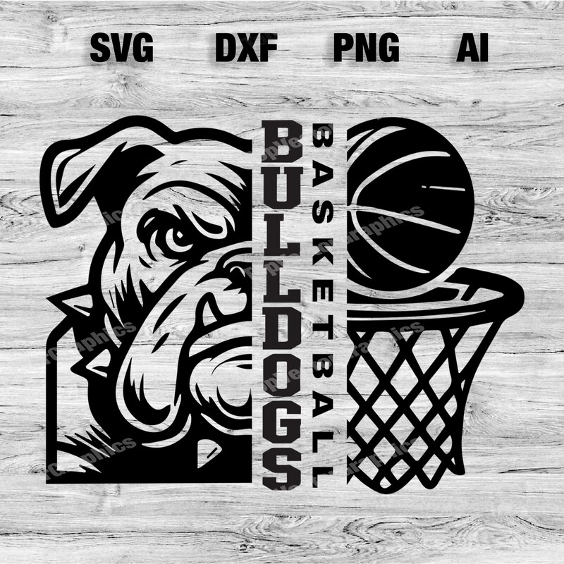 Bulldog School Logo Png - Etsy