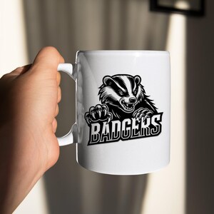 Badgers Sport Team Logo SVG, PNG, Dxf, Ai File | Baseball, Basketball ...