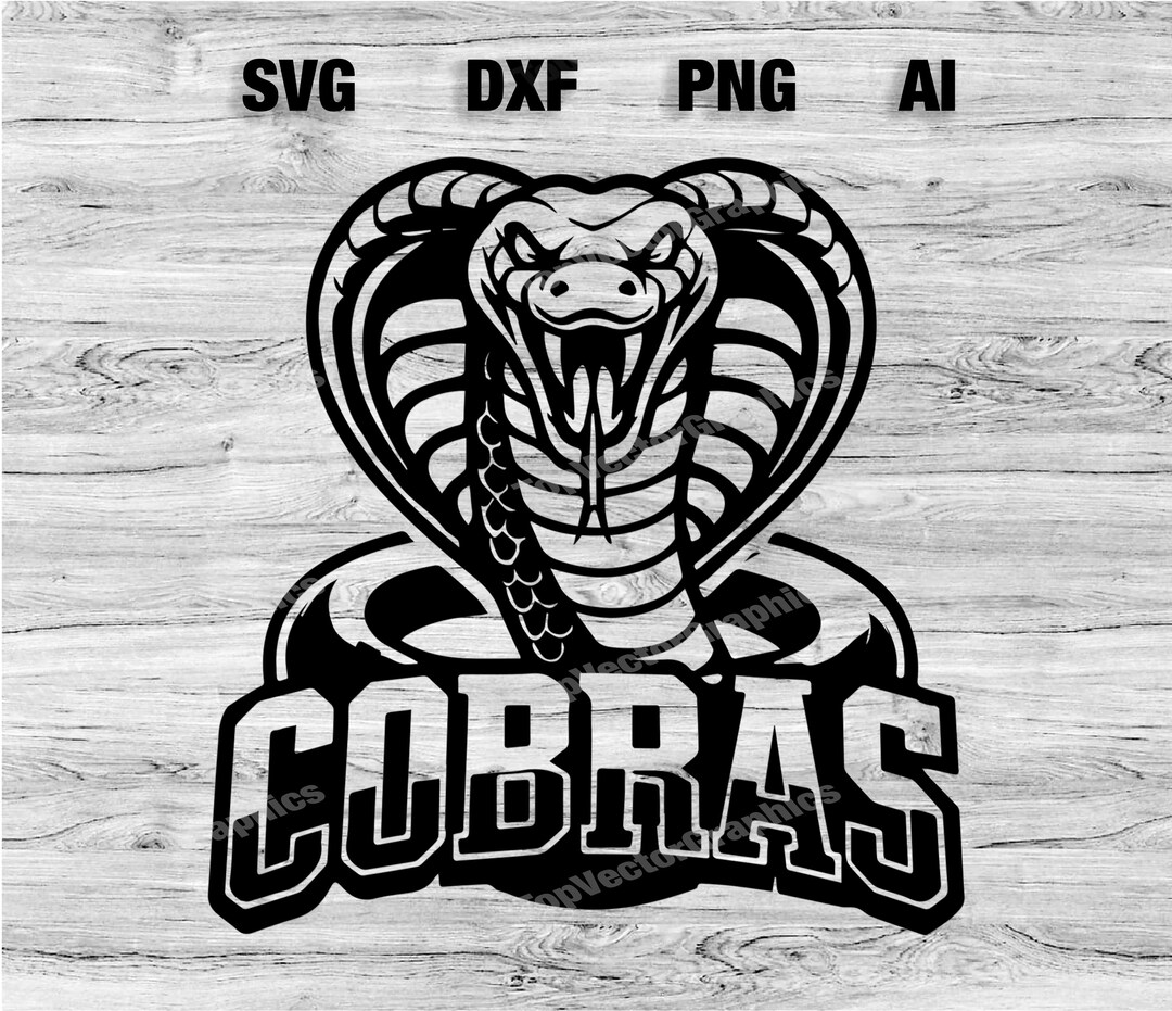 Cobras Sport Team Logo SVG, PNG, Dxf, Ai File | Baseball, Basketball ...
