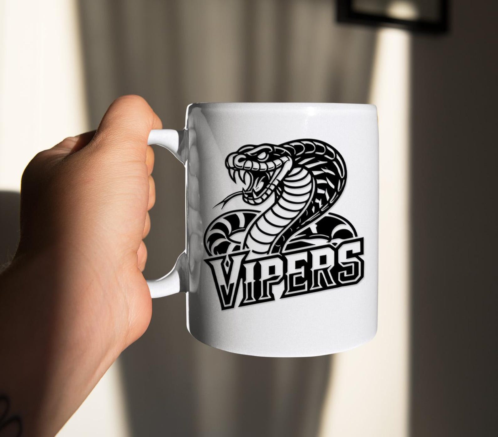 Vipers Sport Team Logo SVG, PNG, Dxf, Ai File | Baseball, Basketball ...