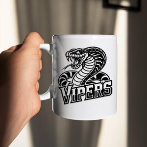 Vipers Sport Team Logo SVG, PNG, Dxf, Ai File | Baseball, Basketball ...