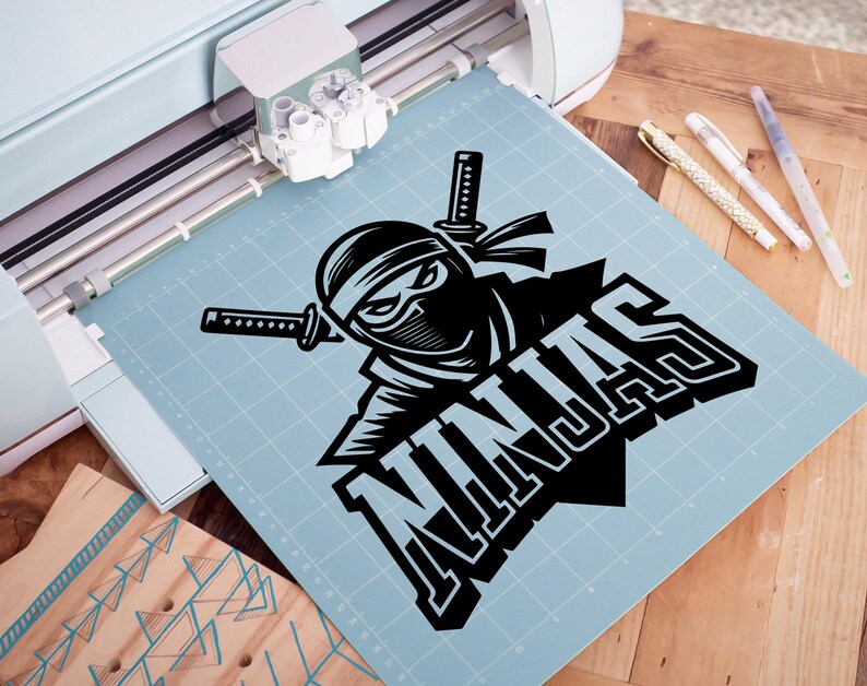 Ninjas Sport Team Logo SVG, PNG, Dxf, Ai File | Baseball, Basketball ...