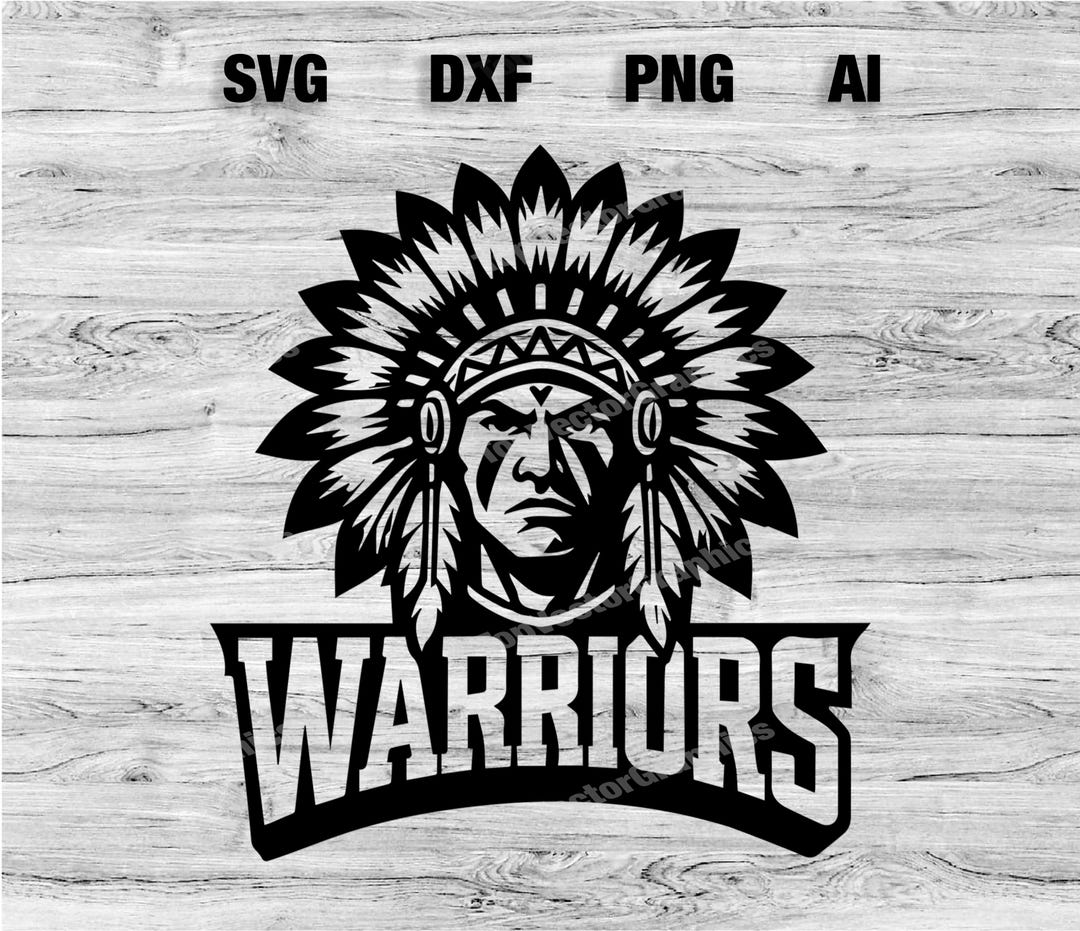 Warrior’s Sport Team Logo SVG, PNG, Dxf, Ai File | Baseball, Basketball ...