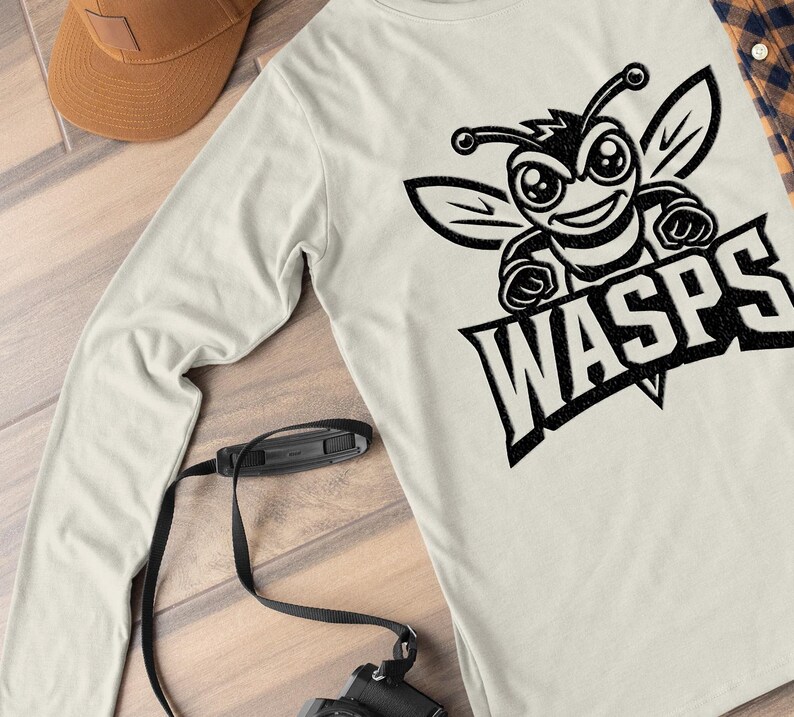 Wasps Sport Team Logo SVG, PNG, Dxf, Ai File | Baseball, Basketball ...