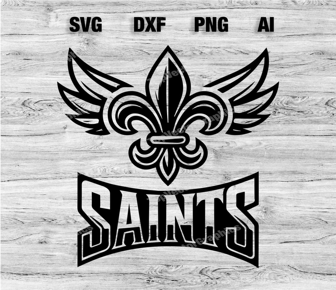 Saints Sport Team Logo SVG, PNG, Dxf, Ai File | Baseball, Basketball ...