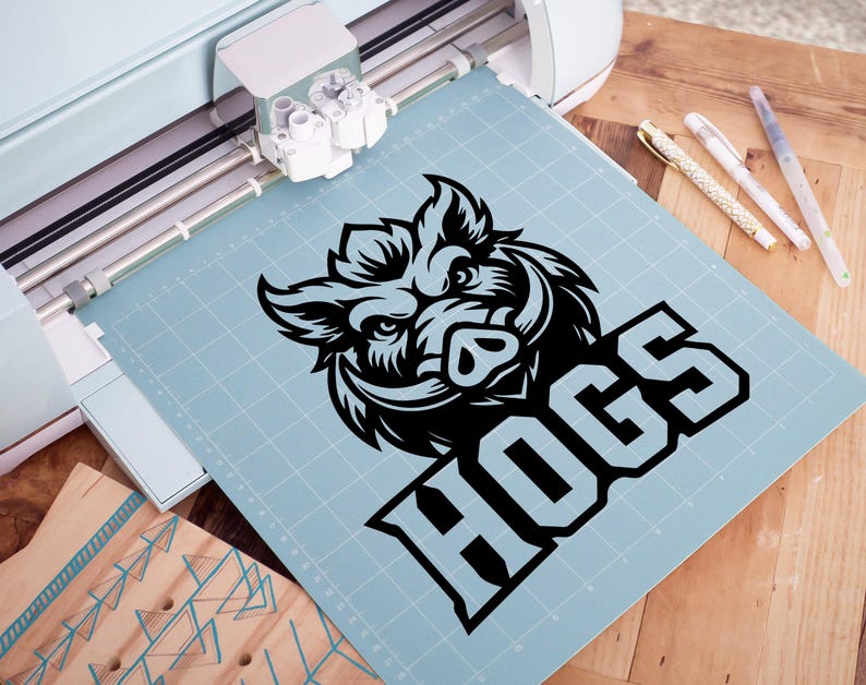 Hogs Sport Team Logo SVG, PNG, Dxf, Ai File | Baseball, Basketball ...