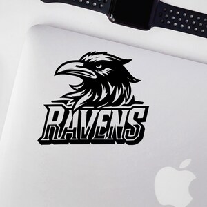 Ravens School Sport Team Logo SVG, PNG, PDF, Ai, Dxf File Baseball ...