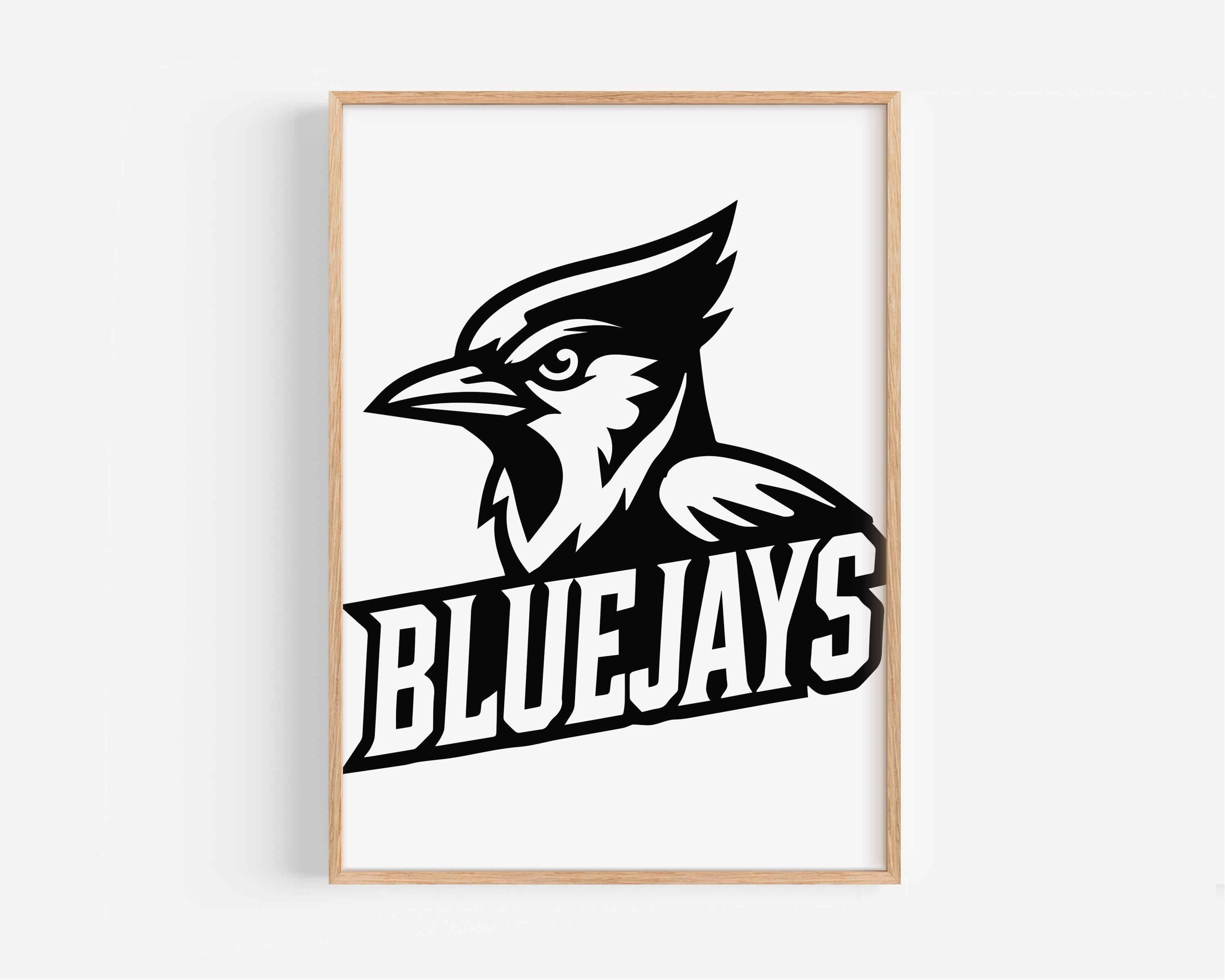 Bluejays Sports Team Logo SVG, PNG, Dxf, Ai File Baseball, Basketball ...