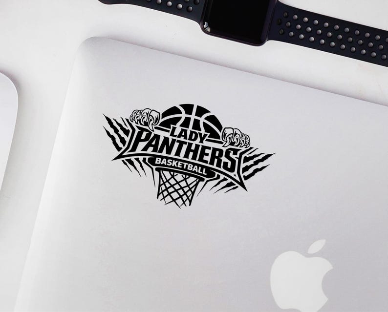 Lady Panthers Team Logo SVG, PNG, Dxf, Ai File | Cool Panthers Cat T ...