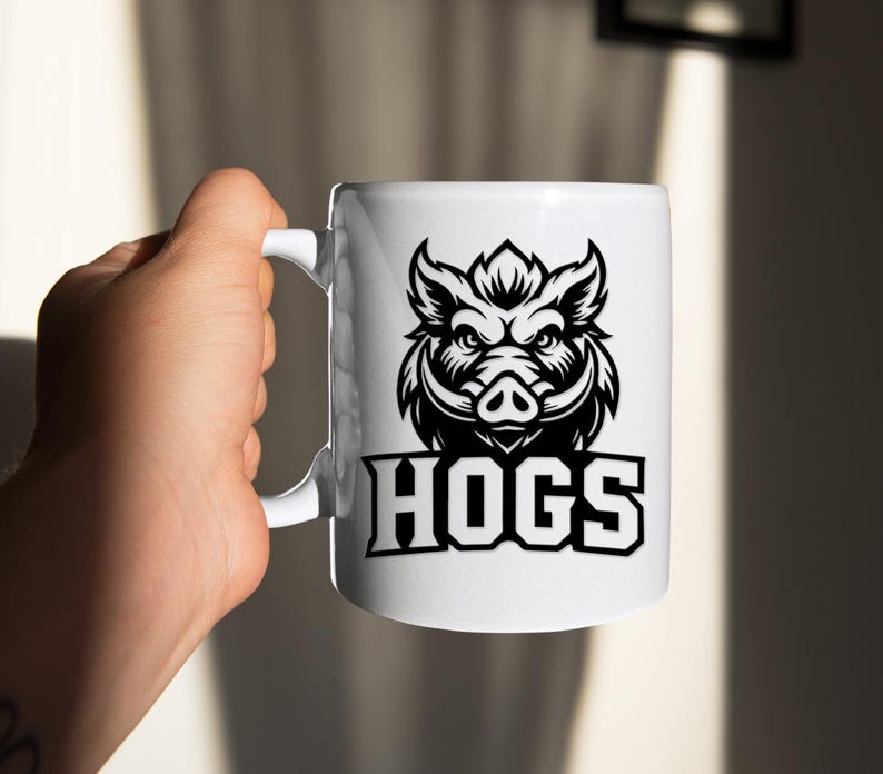 Hogs Sport Team Logo SVG, PNG, Dxf, Ai File | Baseball, Basketball ...