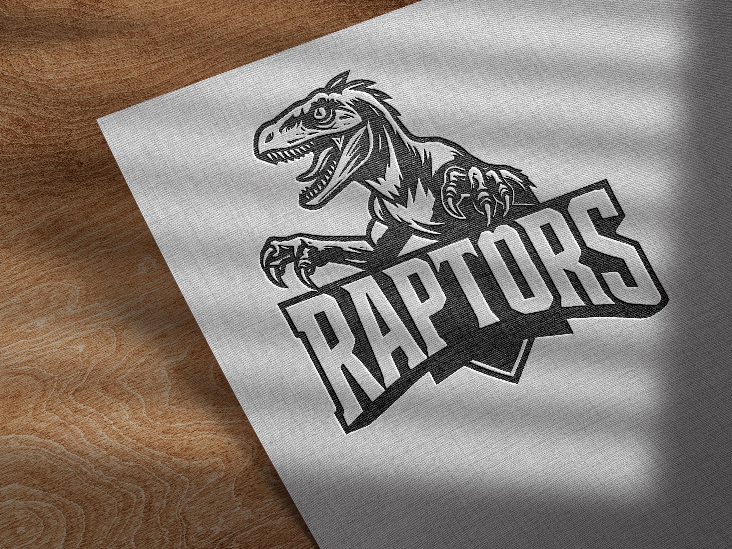 Raptors School Sport Team Logo SVG, PNG, PDF, Ai, Dxf Datei Baseball ...