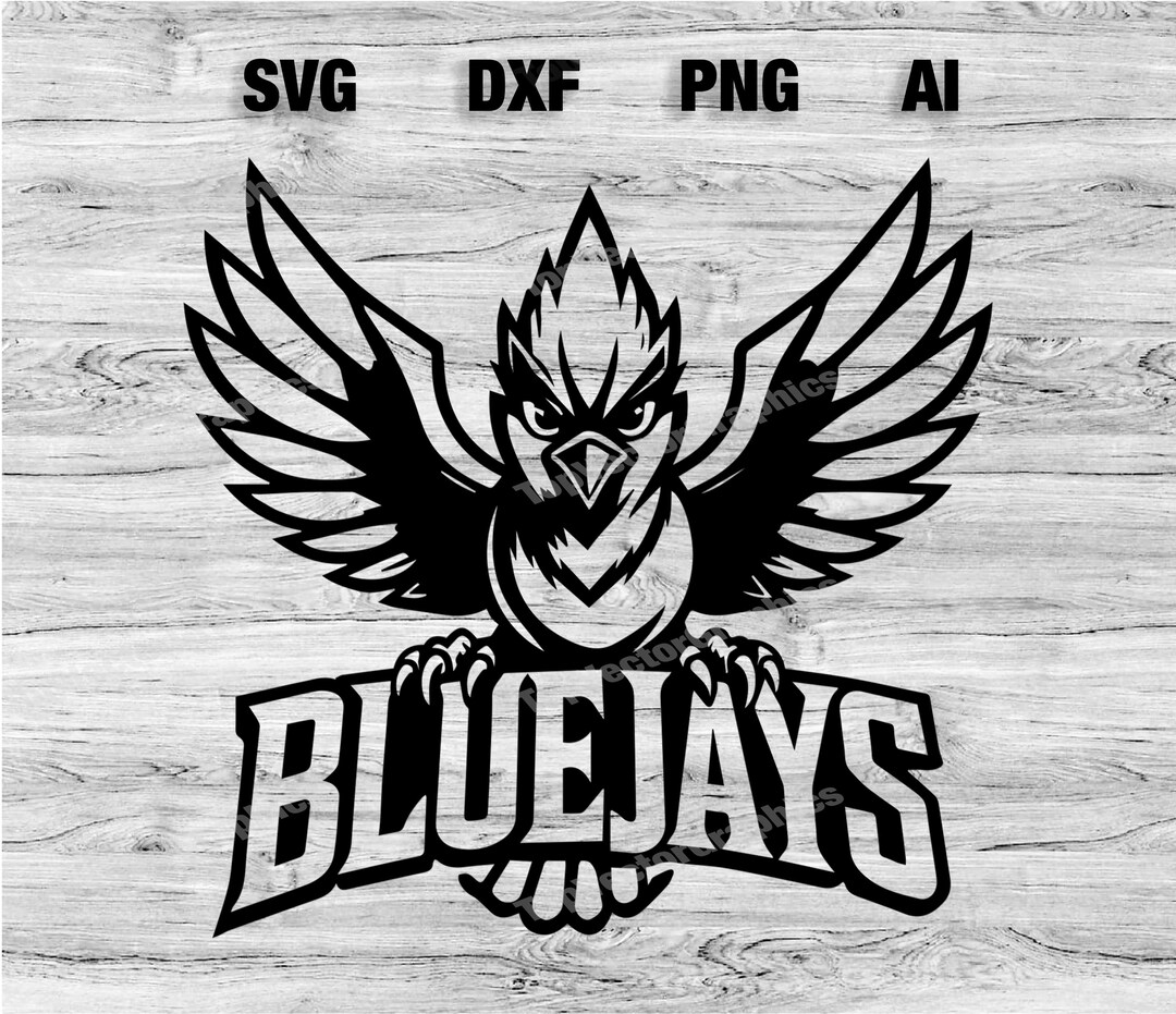 Bluejays Sports Team Logo SVG, PNG, Dxf, Ai File | Baseball, Basketball ...