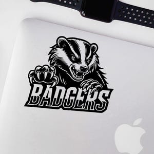 Badgers Sport Team Logo SVG, PNG, Dxf, Ai File | Baseball, Basketball ...