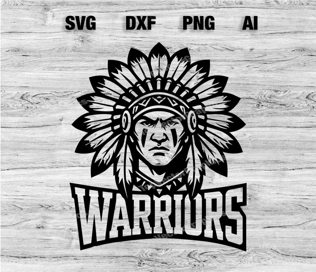 Warriors Sport Team Logo SVG, PNG, Dxf, Ai File Baseball, Basketball ...