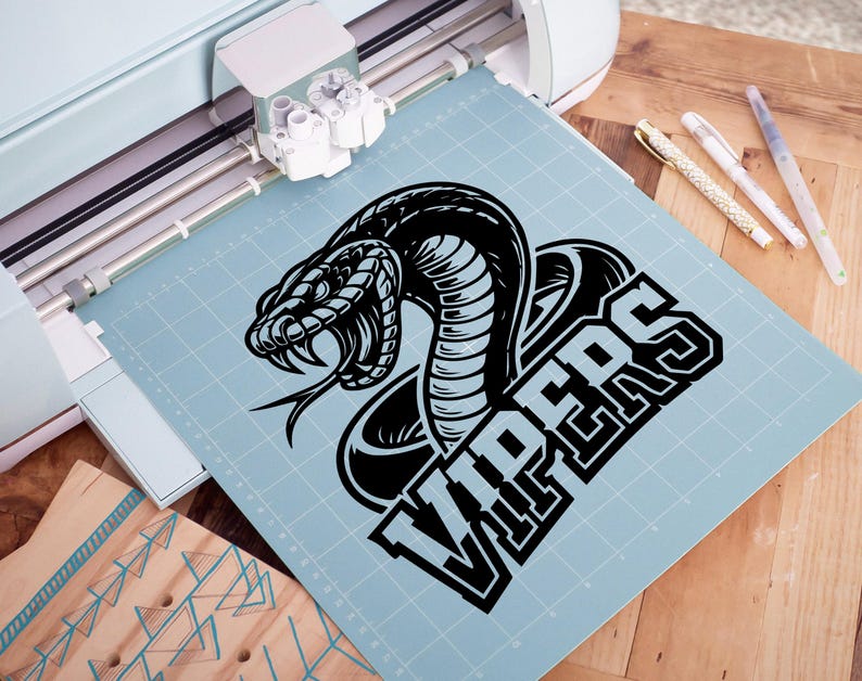 Vipers Sport Team Logo SVG, PNG, Dxf, Ai File | Baseball, Basketball ...