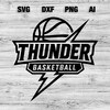 Thunder Baseball Svg, Baseball Svg Thunder Svg, Thunder Team Svg ...
