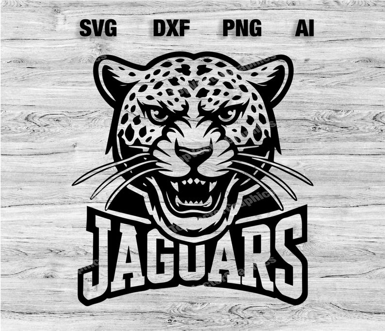 Jaguars Sport Team Logo SVG, PNG, Dxf, Ai File | Baseball, Basketball ...
