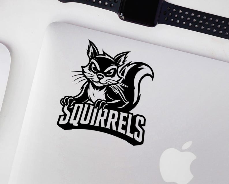 Squirrels Sports Team Logo SVG, PNG, Dxf, Ai File | Baseball ...