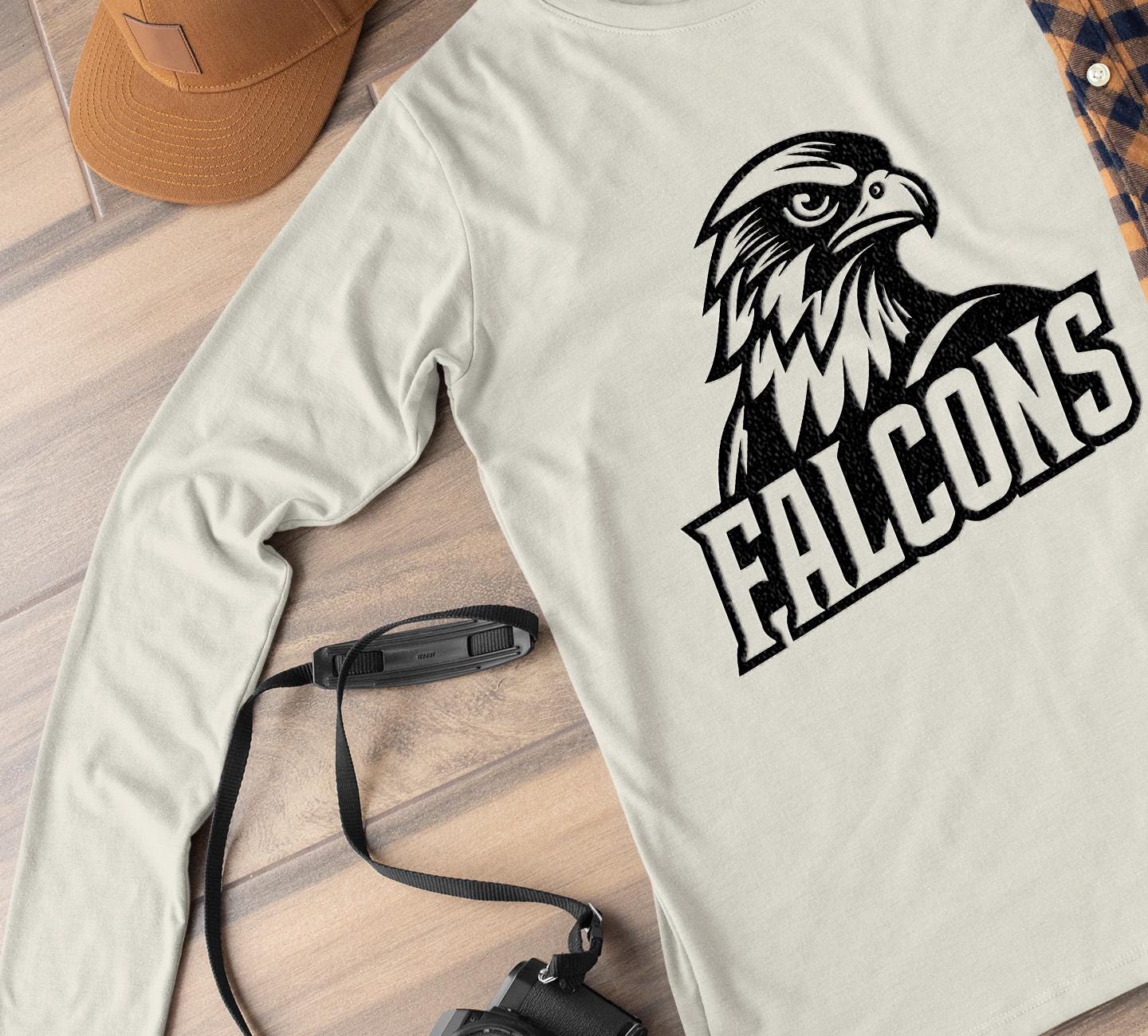 Falcons Sports Team Logo SVG, PNG, Dxf, Ai File | Baseball, Basketball ...