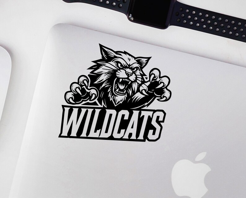Wildcats School Sport Team Logo SVG, PNG, PDF, Ai, Dxf File Baseball ...