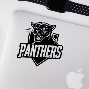 Panthers Baseball Team Logo SVG, PNG, Dxf, Ai File | Cool Panthers Cat ...