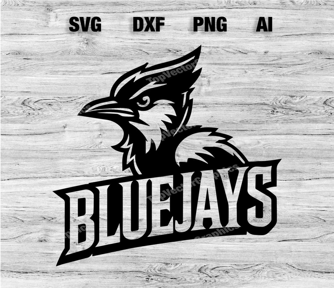 Bluejays Sports Team Logo SVG, PNG, Dxf, Ai File | Baseball, Basketball ...