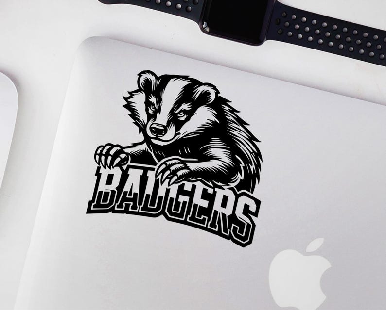 Badgers Sport Team Logo SVG, PNG, Dxf, Ai File | Baseball, Basketball ...