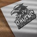 Ravens School Sport Team Logo SVG, PNG, PDF, Ai, Dxf File Baseball ...