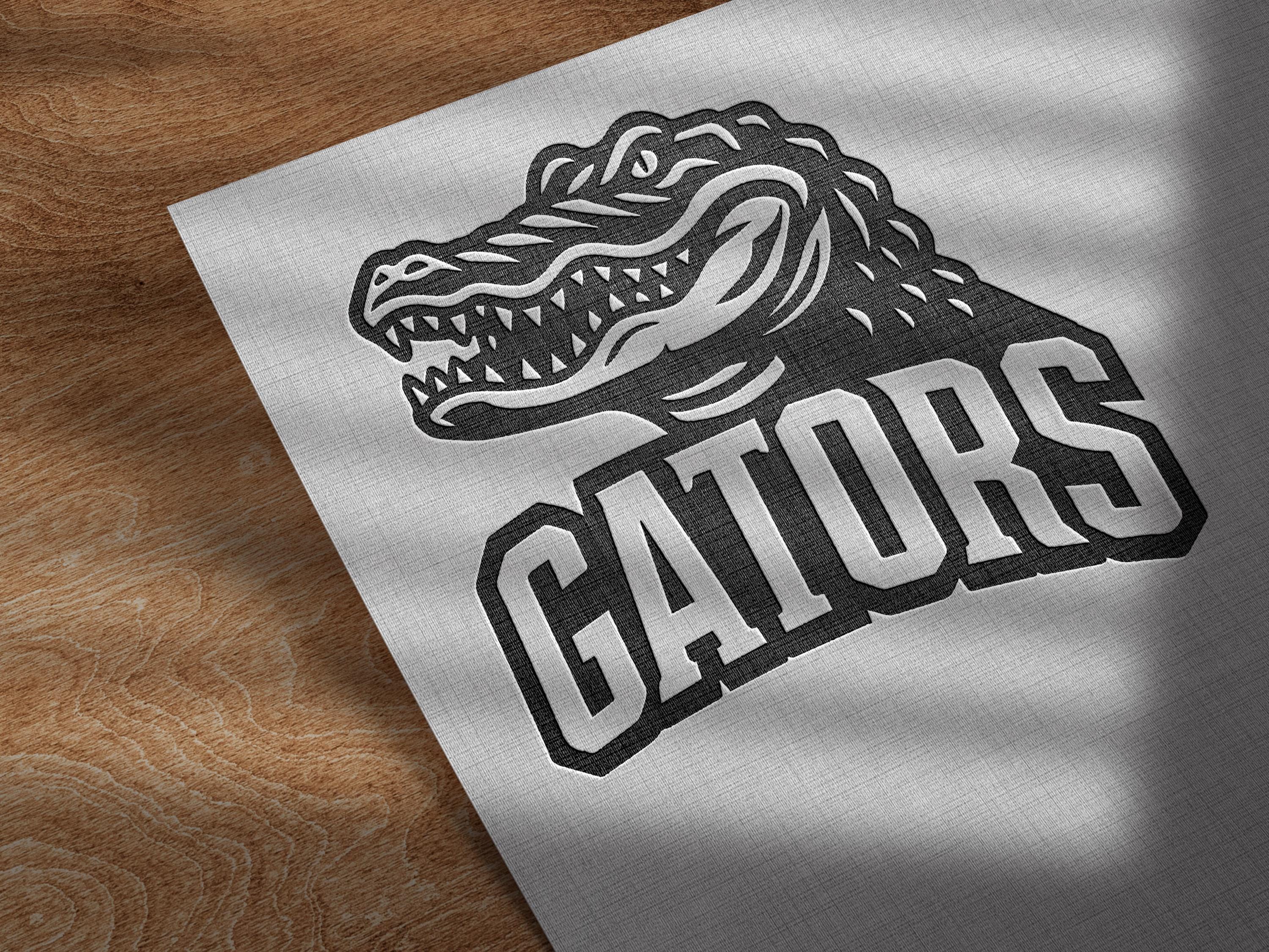 Gators Sports Team Logo SVG, PNG, Dxf, Ai File | Baseball, Basketball ...
